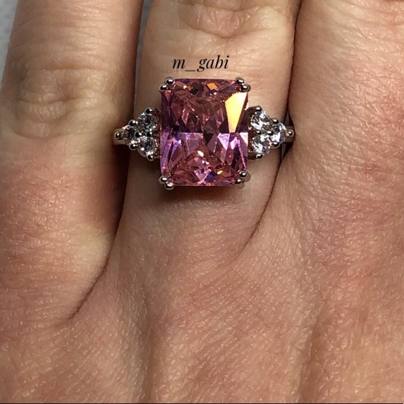 Jewelry | Sterling Silver Pink Peridot Ring | Poshmark